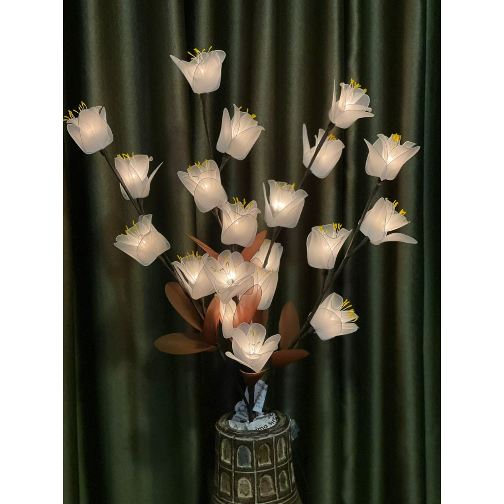 Flower Deco with light / Bunga Hiasan dgn Lampu (Dragon Flower ...