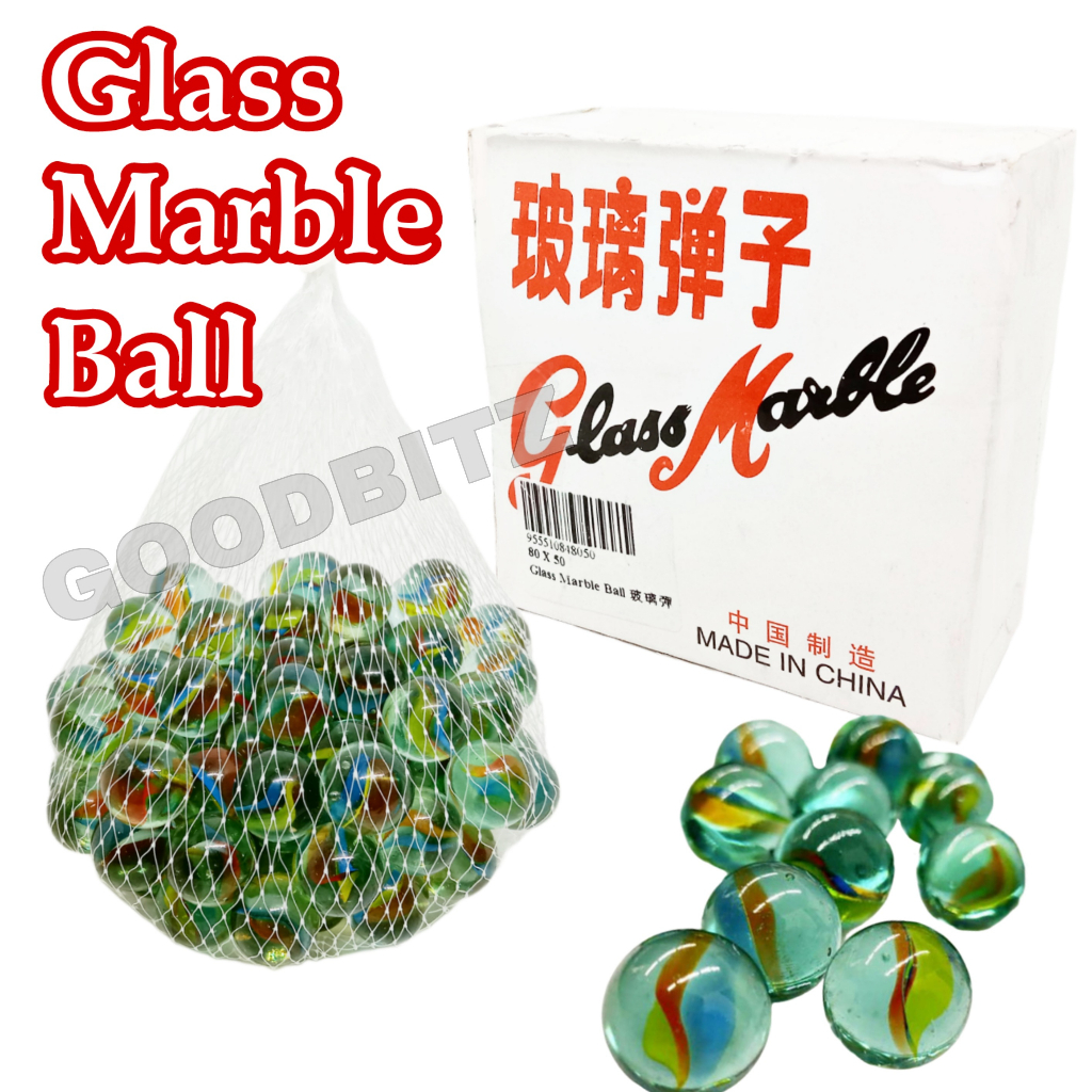 Glass Marble Ball (Guli Kaca玻璃弹珠)Guli Congkak | Shopee Malaysia