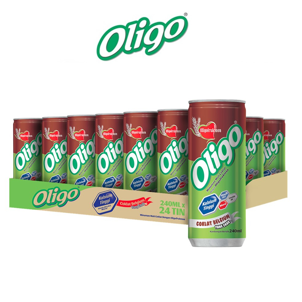 Oligo Chocolate Malt Drink Hi-Calcium With Oligofructose Slim Can ...