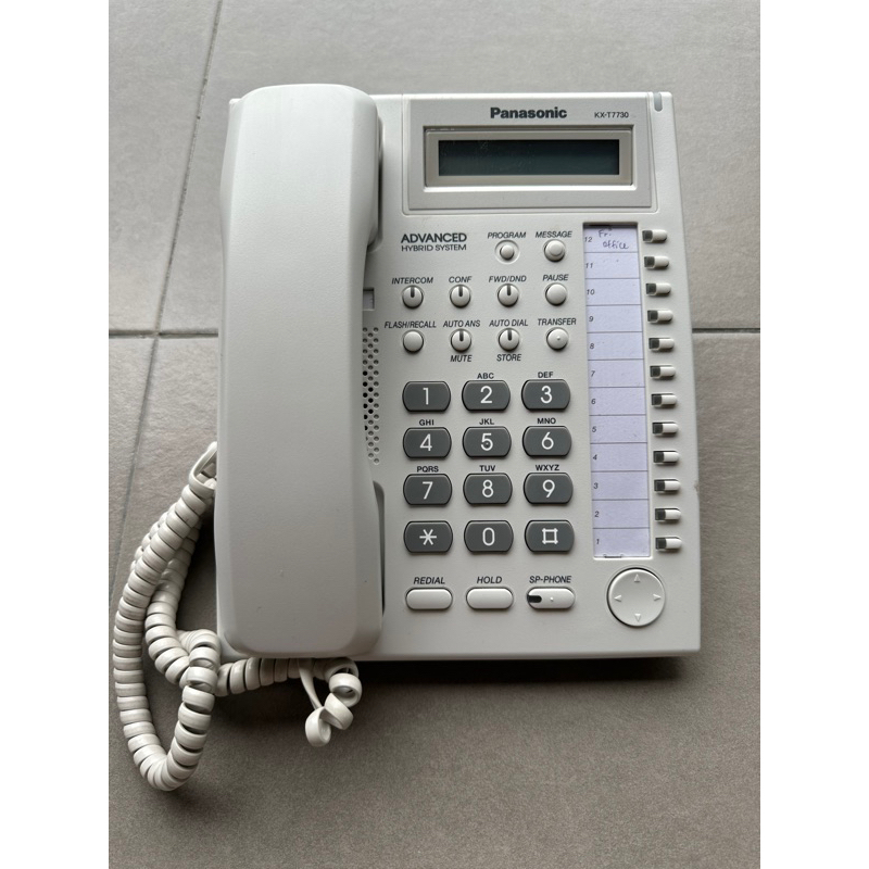 Panasonic KX-T7730 Keyphone Phone Unit-used set | Shopee Malaysia