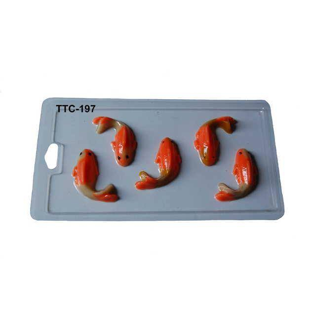 Gold Fish Plastic Chocolate Mold Acuan Coklat Ikan Emas Chinese New ...