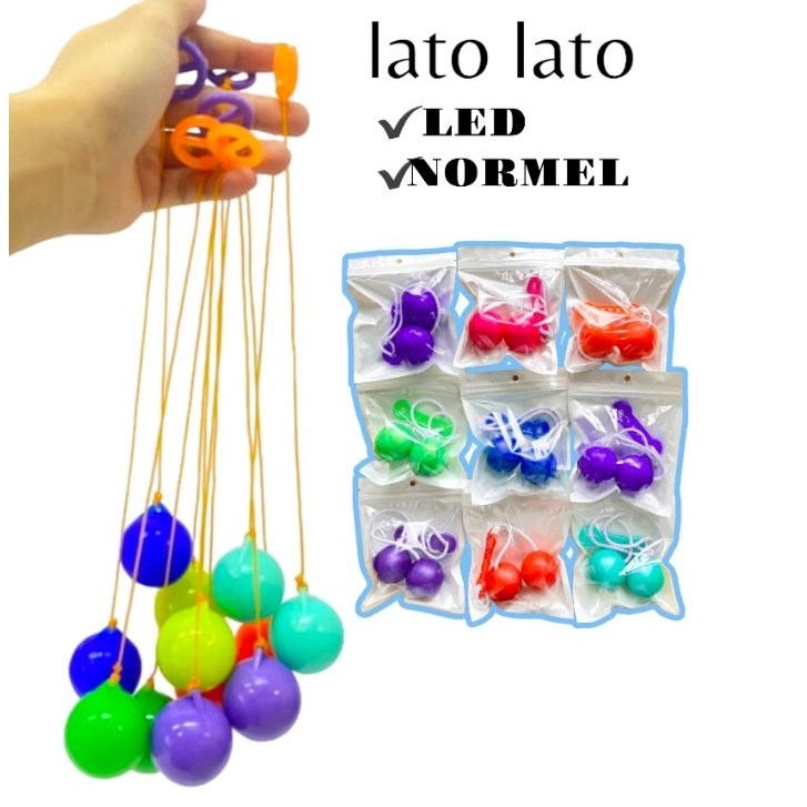 Lato lato Viral Toy Lato Lato Ball Mainan Viral Game Bola Tek Tek ...
