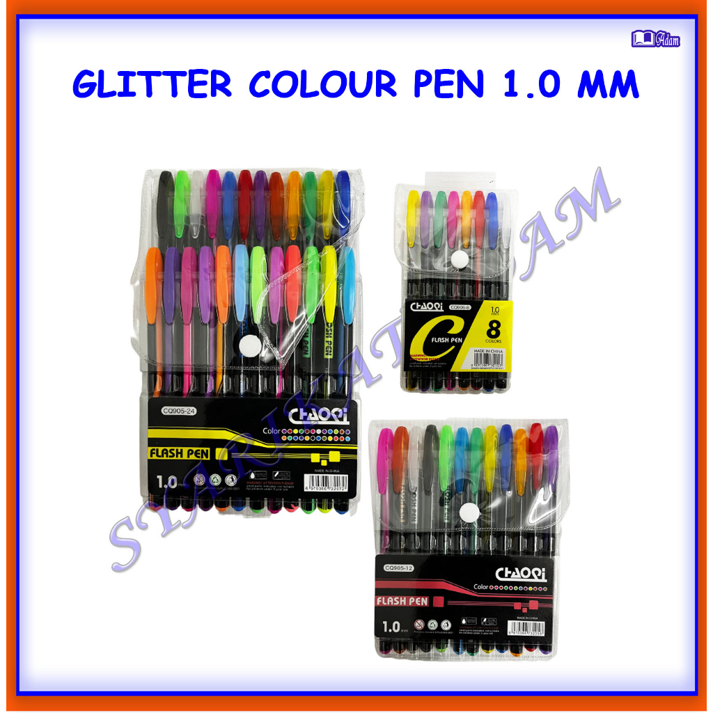 [ADM]GLITTER COLOUR PEN 1.0 MM | Shopee Malaysia