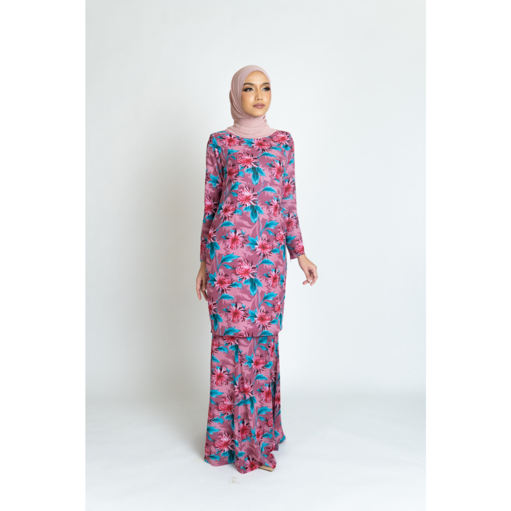 NADZRI MORSHIDI | TIARA KURUNG MODERN CHIFFON PRINCESS CUT | BAJU RAYA ...