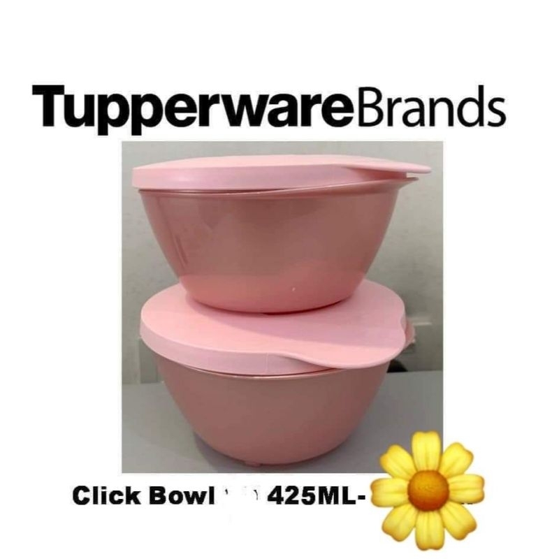 Tupperware Click Bowl 425ml (2 pcs) | Shopee Malaysia