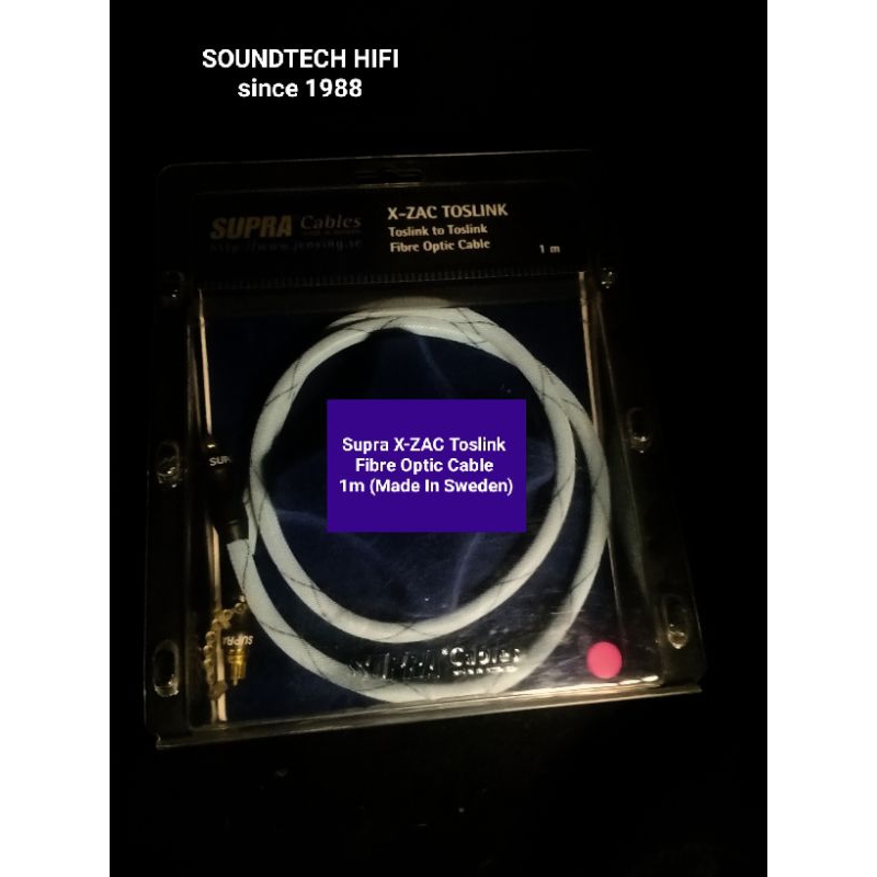 Supra X-ZAC Toslink Digital Fibre Optic Cable 1m | Shopee Malaysia