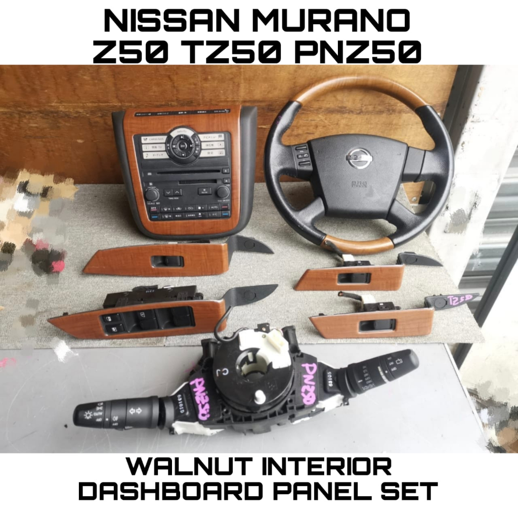 Nissan Murano Z50 TZ50 PNZ50 Walnut Interior Dashboard Panel Set ...