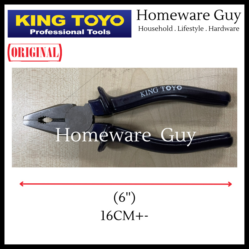 (KING TOYO 6''/7''/8'') Combination Plier Playar Diagonal Plier Playar ...