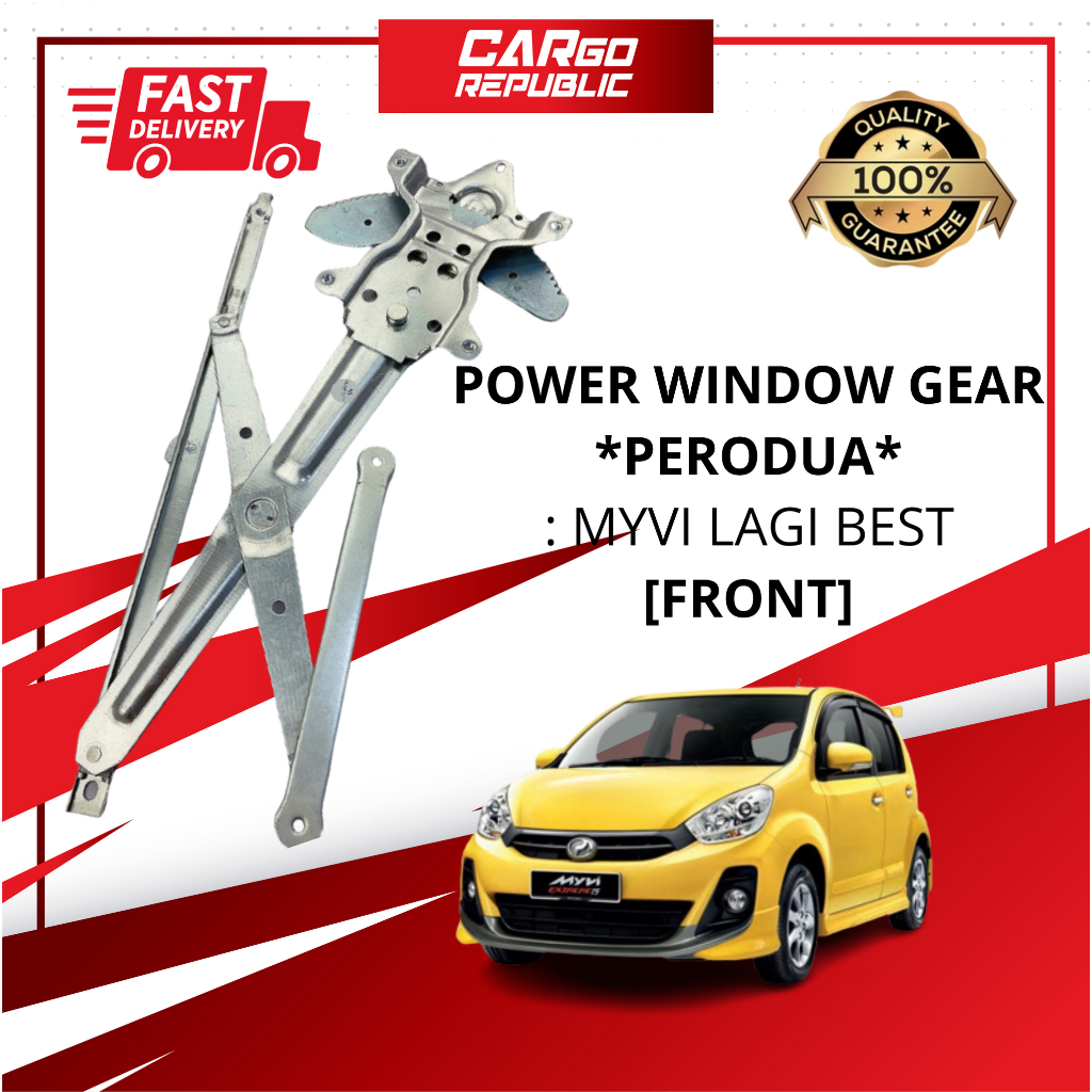 Perodua Myvi Lagi Best Power Window Gear Front (Left&Right) 100% Brand ...
