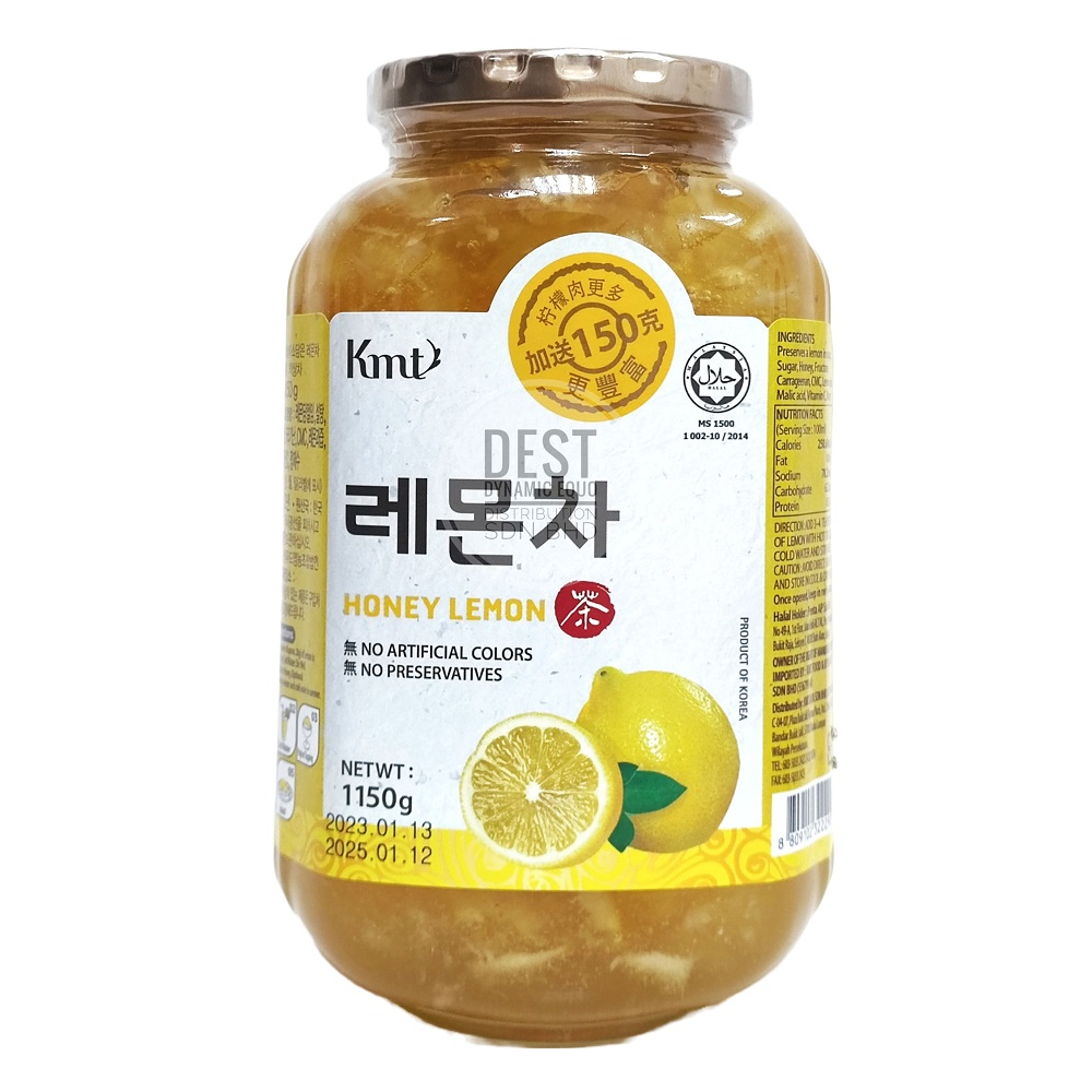 KMT Hansung Korean Tea 1.15KG Lemon Honey Aloe Honey Pomegranate Honey Citron Jujube Korean ...