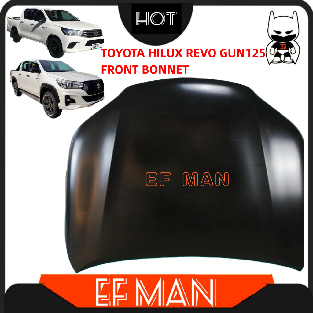 TOYOTA HILUX REVO GUN125 FRONT BONNET HOOD STANDARD BESI 4X4 BONET ...