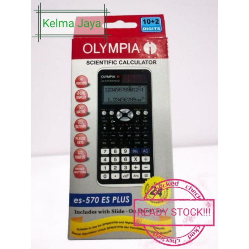 💥Ready Stock!!!💥 Olympia Scientific Calculator es-570ES Plus For Students And Office | Shopee ...
