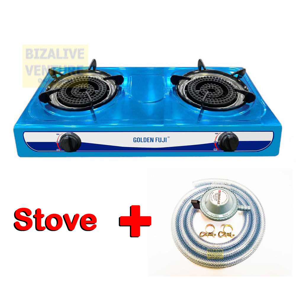Golden Fuji Double Burner Gas Cooker Big Burner | Burner Gas Stoves ...