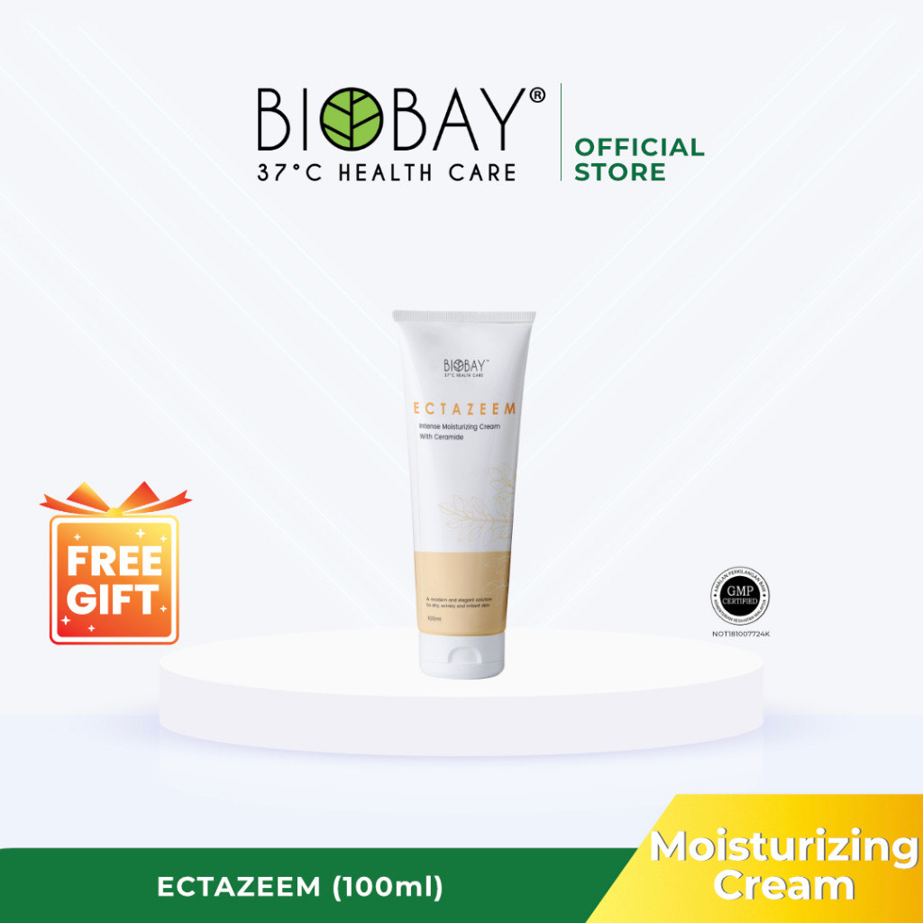 Biobay Ectazeem Intense Moisturizing Cream 100ml_eczema skin allergy irritation redness ...