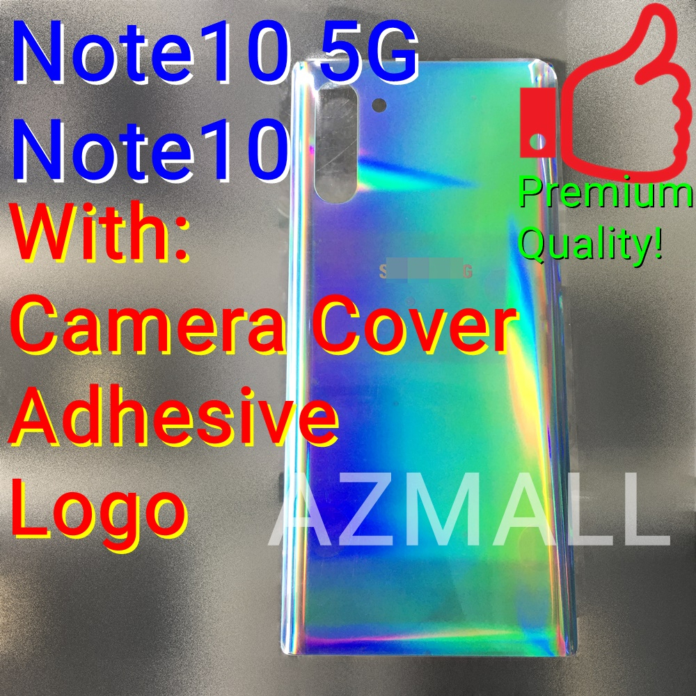 (3 Colors) NEW ORI Back Battery Camera Glass Cover Housing Adhesive Samsung Galaxy Note10 /Note ...