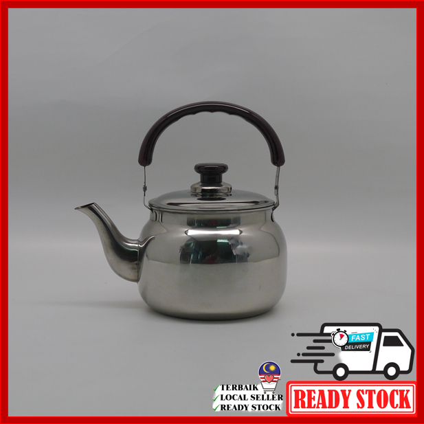18-8 Stainless Steel Whistle Kettle 2L Capacity Flat Bottom Water ...