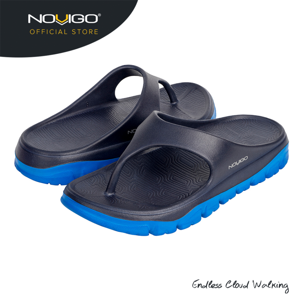 Novigo® Diego Dual Density Men's Eva Sandal (Midnight Blue/Zaffre) | Shopee Malaysia