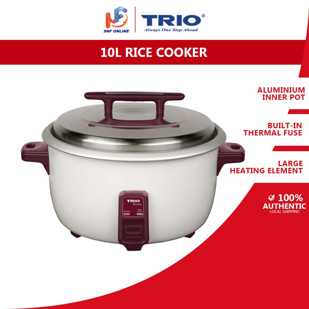 Trio Commercial Electrical Rice Cooker 10 Litre TRC-10L TRC10L | Shopee ...