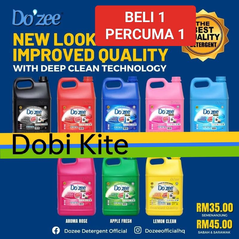 💥Fast shipping 💥 dozee johor !! sabun Dozee sabun dozee 10kg do'zee ...