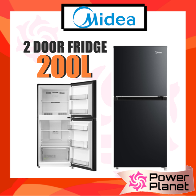 Midea Fridge 2 Door 200L Refrigerator MDRT267MTB30 3 Star / 330L ...