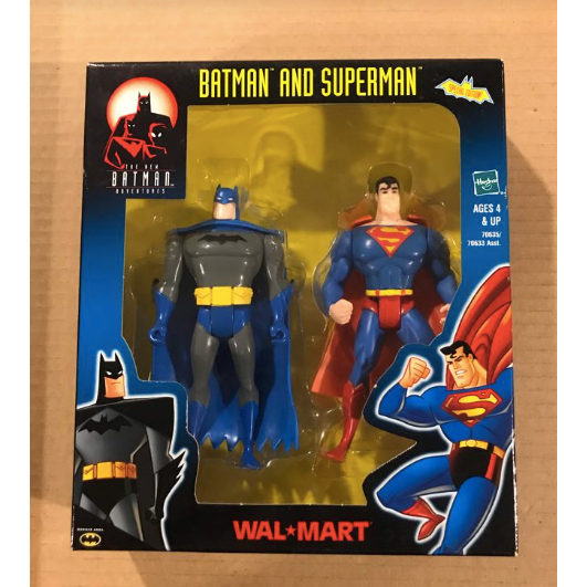 Hasbro The New Batman Adventures Batman and Superman Action Figure 2 ...