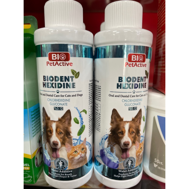 Bio PetActive Biodent Hexidine Oral and Dental Care for Cats and Dogs ...