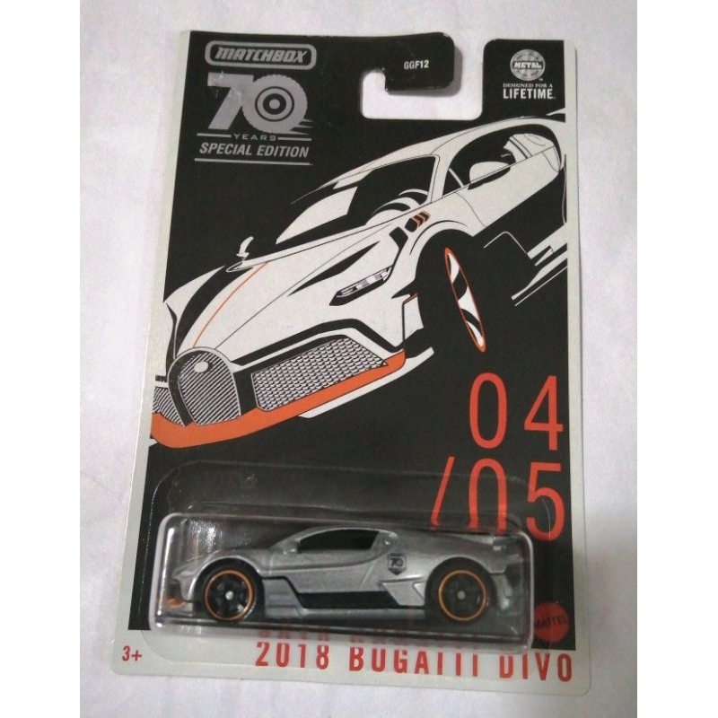 Matchbox 2018 Bugatti Divo 70 Years Special Edition | Shopee Malaysia