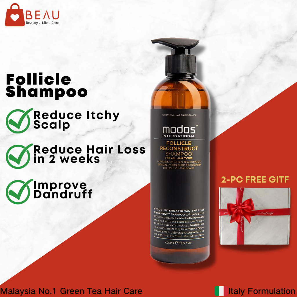 BEAU Modos Follicle Reconstruct Shampoo 400ml Anti Hair Loss For All ...