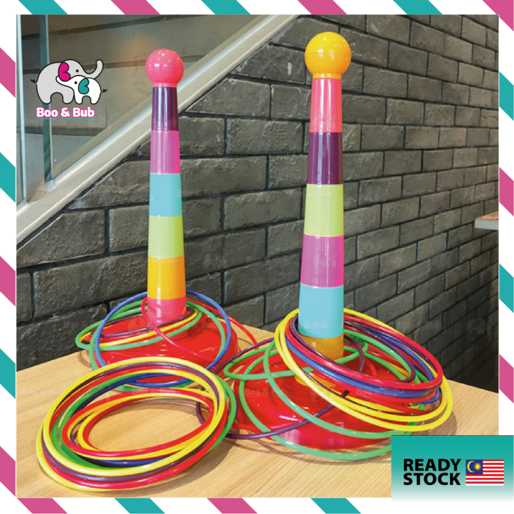 🐘Boo&Bub🐘 Throw Circle Toy Hoop Throwing Ring Toss Game Hoop game ...