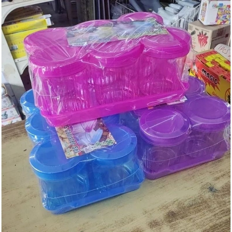 Bekas kuih Raya /Plastic Bekas snack /Plastic Container /Canister Set ...