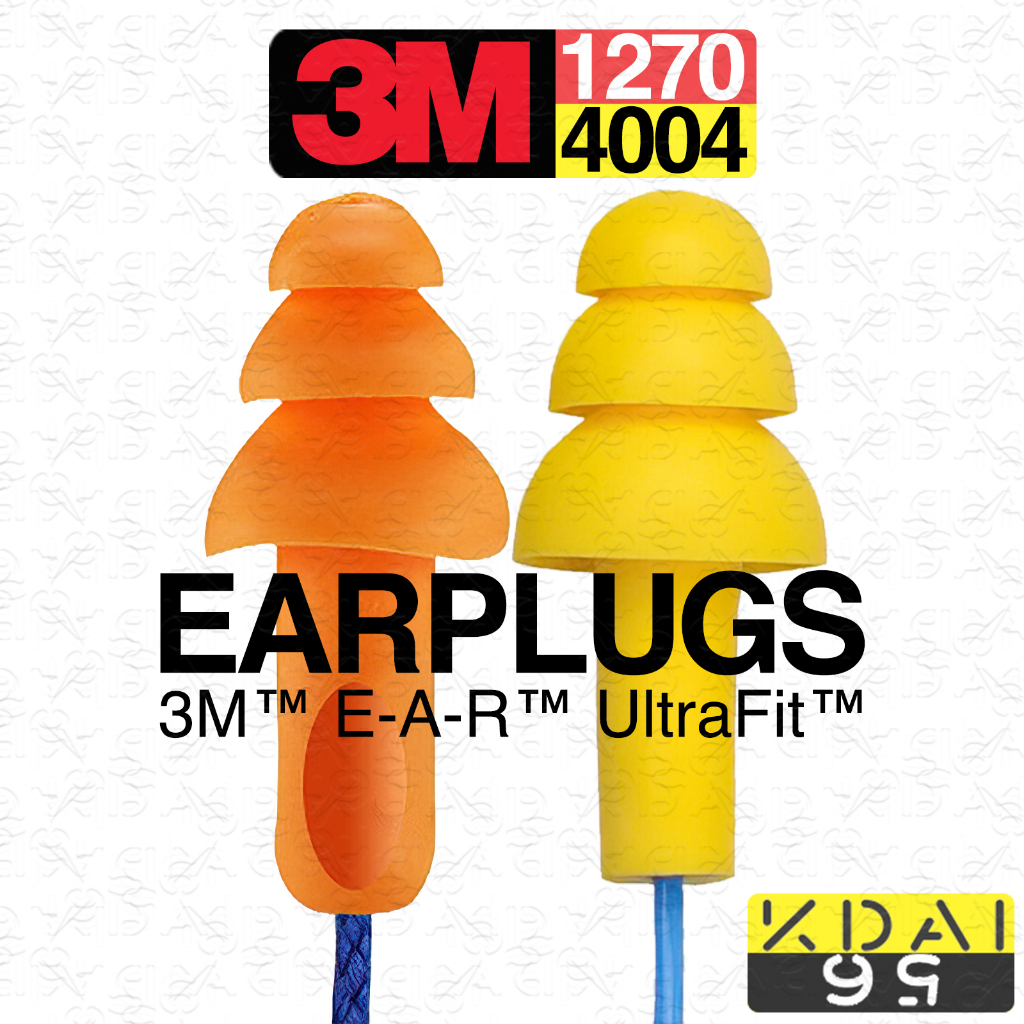 ORIGINAL PREMIUM REUSEABLE 3M 1270 3M 4004 Earplug SAFETY 3m sleeping earplug UltraFit Earplugs ...