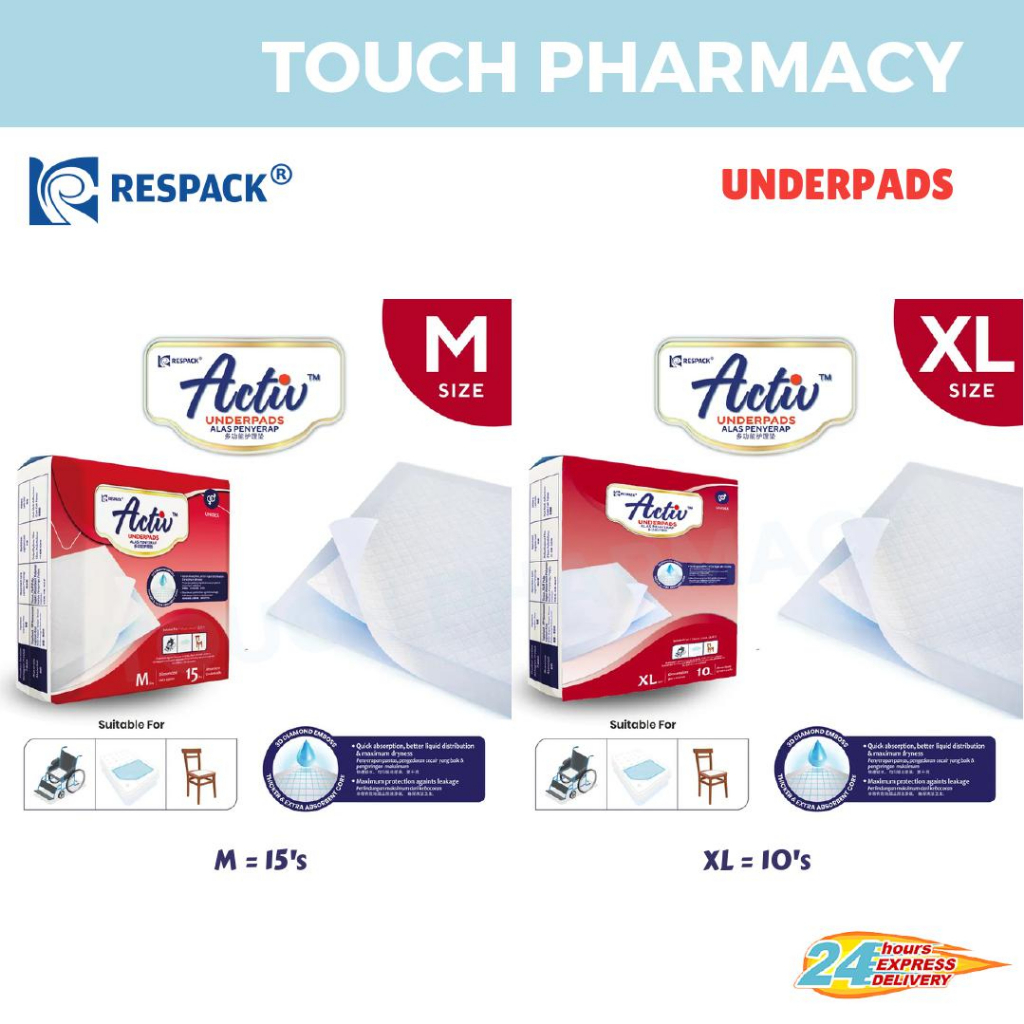 RESPACK ACTIV Adult Underpads M/XL | Shopee Malaysia