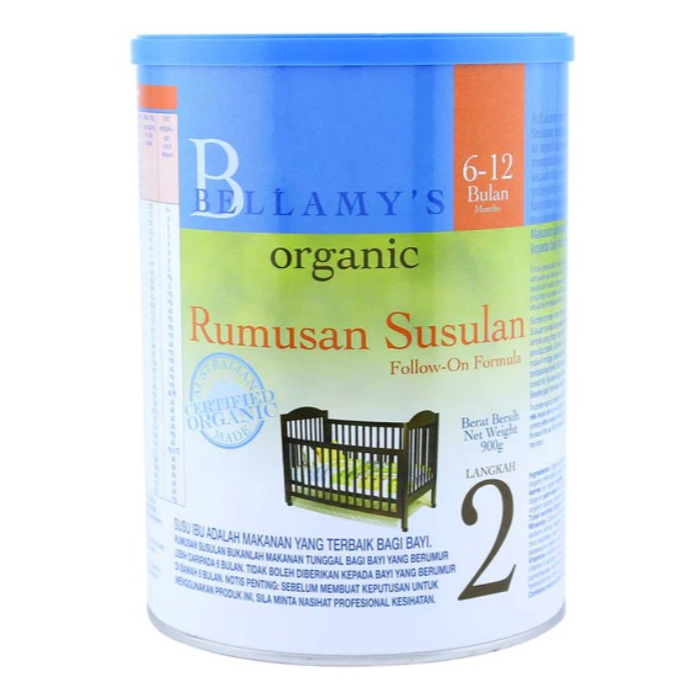 Bellamy’s Organic Follow-On Step 2 Formula Milk Powder, 6 to 12 Months ...