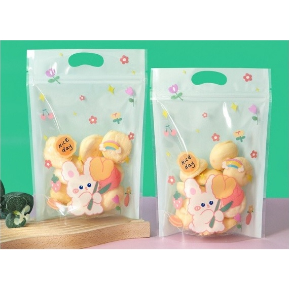 Plastic Storage Beg(+-50pcs) Press Seal Cartoon Pembungkusan Biskut ...