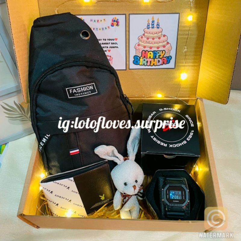 HADIAH UNTUK LELAKI ANNIVERSARY FAREWELL BIRTHDAY GIFTBOX SURPRISE ...