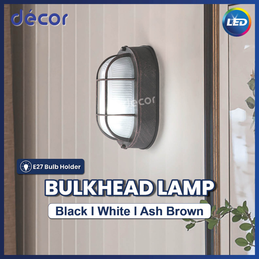 Outdoor Bulkhead Lamp Nordic Style IP65 Weather Proof Outdoor Wall ...