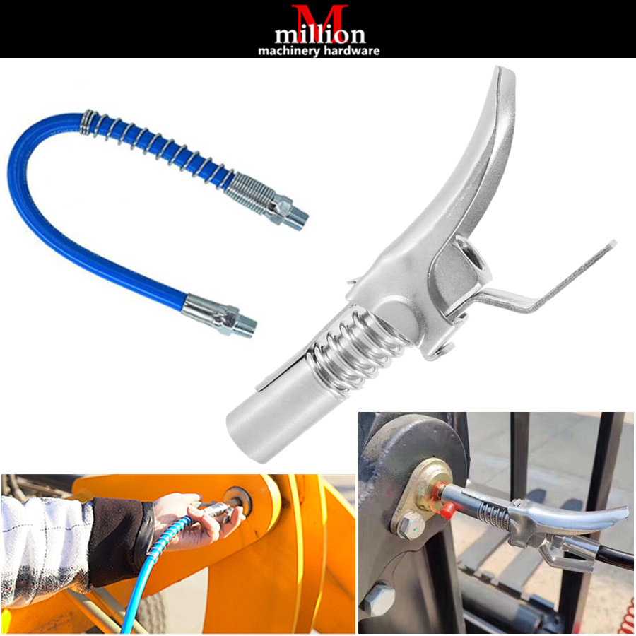 (Single Handle) 10000psi Grease Quick Self Locking Coupler Tool Leak ...