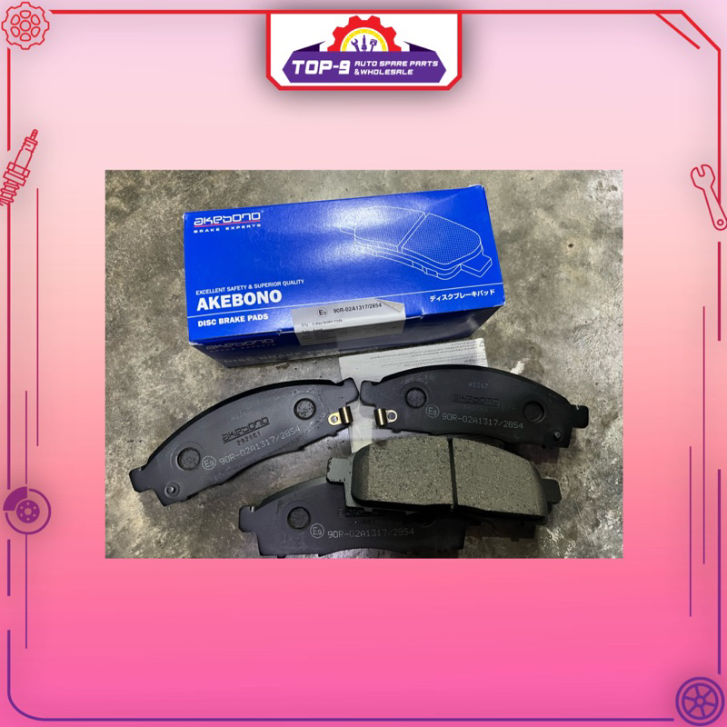 Akebono Front Brake Pad Mitsubishi Triton , Nissan NV200 ( Made In Japan ) | Shopee Malaysia