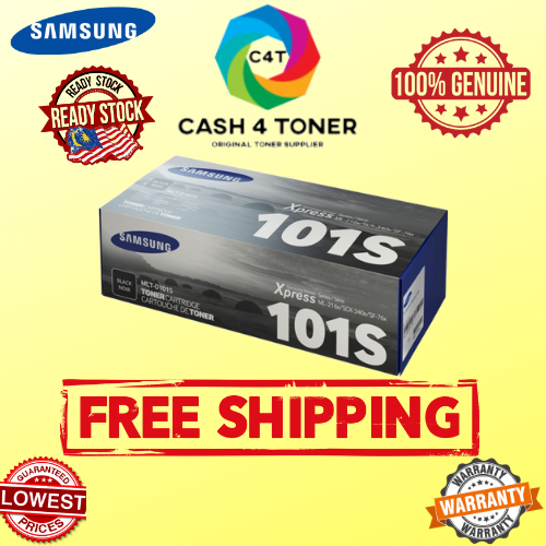 GENUINE SAMSUNG MLT-D101S Black LaserJet Toner Cartridge D101S 101S ...
