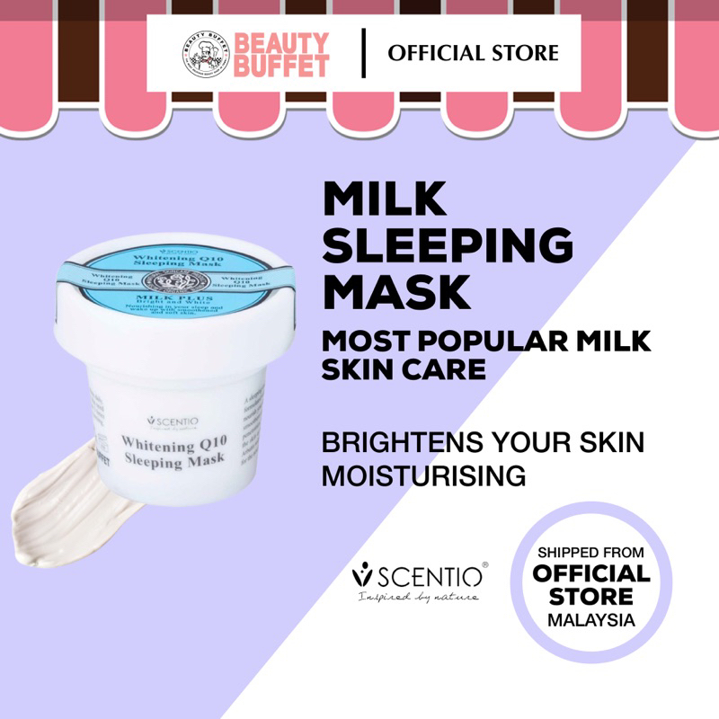 [SHORT EXPIRY] Beauty Buffet Scentio Milk Plus Whitening Q10 Sleeping ...