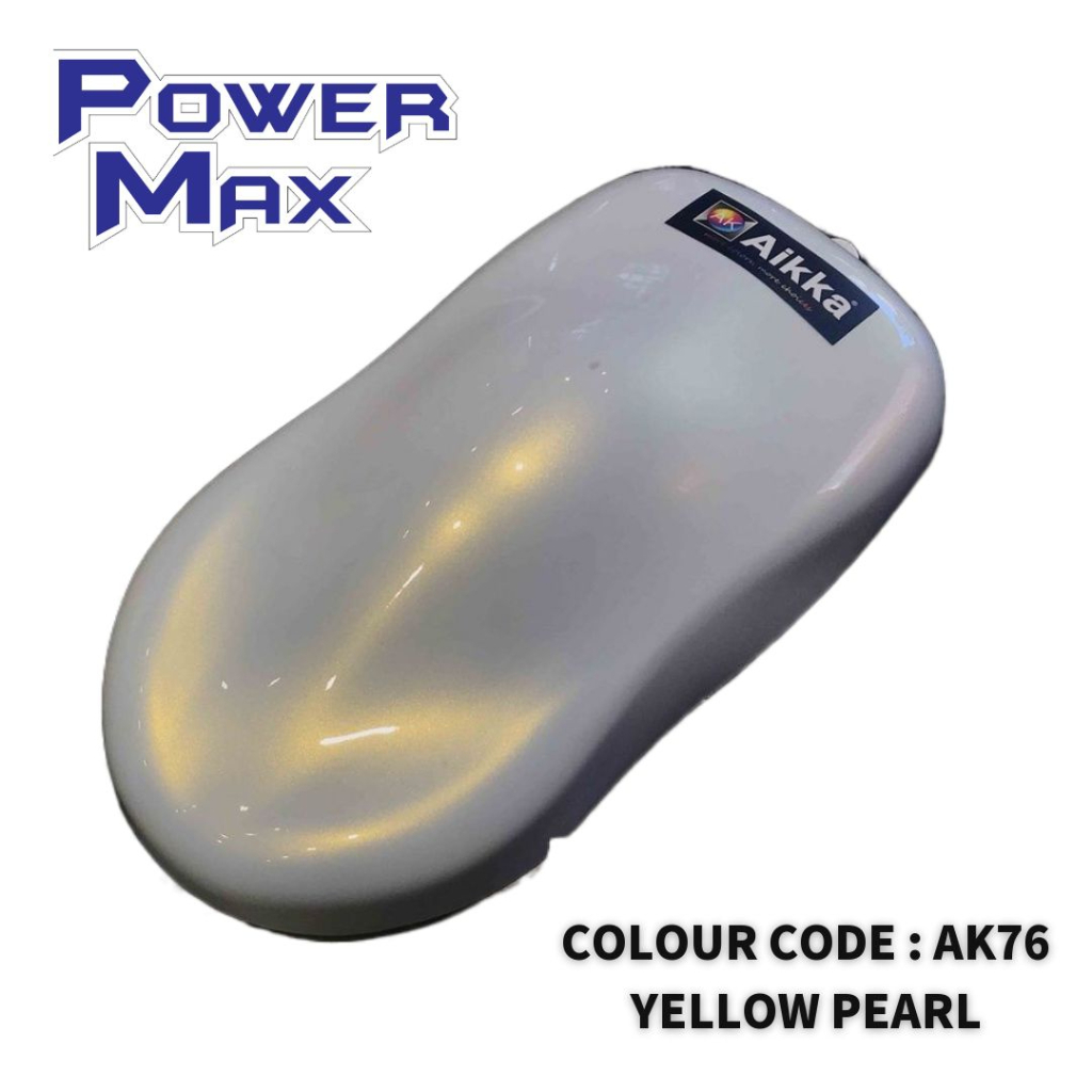 AIKKA AK76 YELLOW PEARL * PEARL SERIES SPECIAL EFFECT 2K CAR PAINT ...