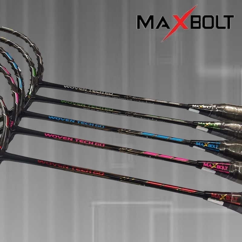 Maxbolt Woven Tech 60 (High Tension) 1pcs Original Badminton Smashing ...