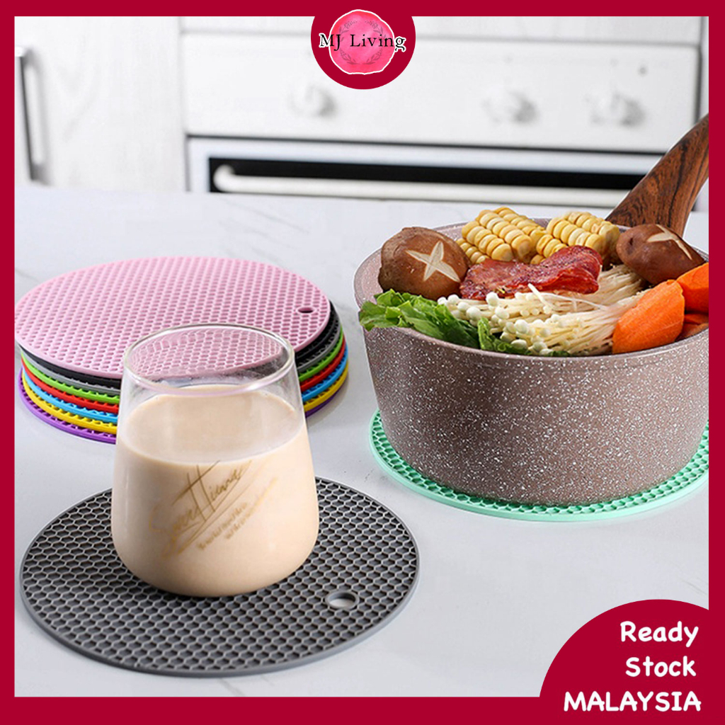 Multifunction Non-Slip Silicone Mat Table Kitchen Pot Mat Bowl Pad Heat ...