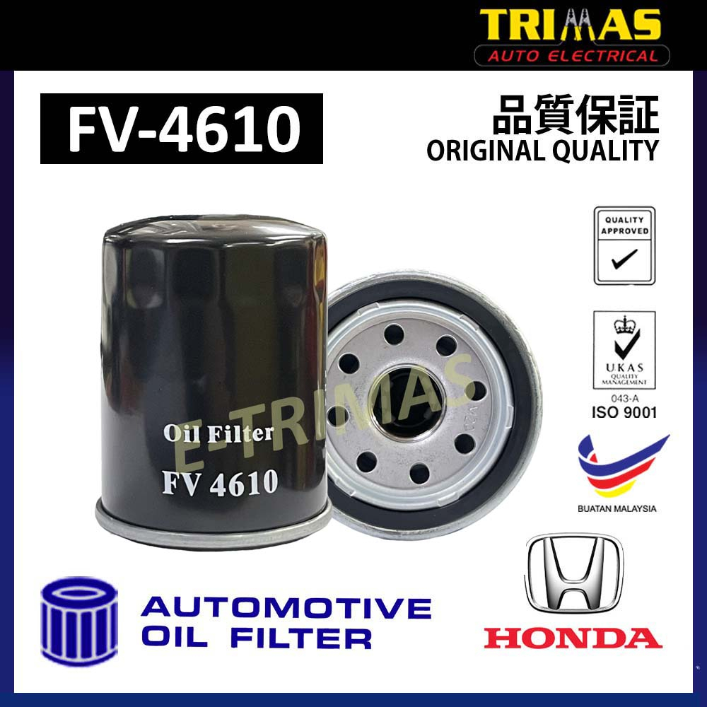 TRIMAS Oil Filter Honda City Civic Accord Jazz HRV CRV BRV Penapis ...