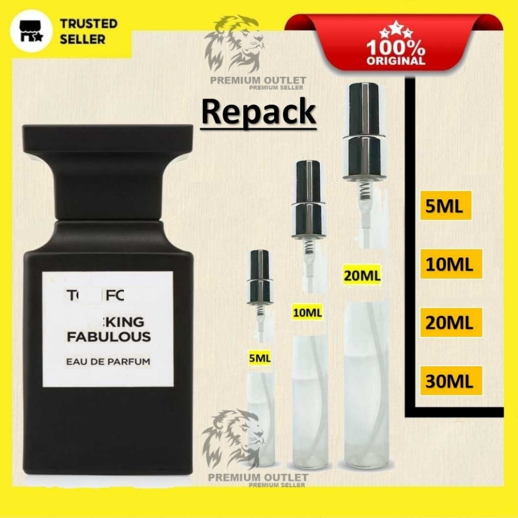 [Original] Repack Pocket perfume Miniature perfume T0M F0RD F-Fabulous ...