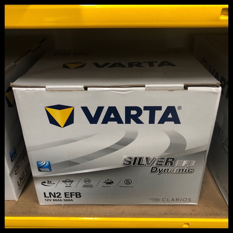 VARTA SILVER L2 LN2 DIN55L EFB BATTERY PROTON X50 TOYOTA CHR CAMRY NEW ACCORD NEW HRV CIVIC FE ...