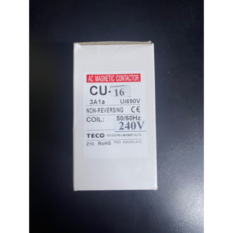 TAIAN-JAYA AC Magnetic Contactor (CU-16)(240V & 415V) | Shopee Malaysia