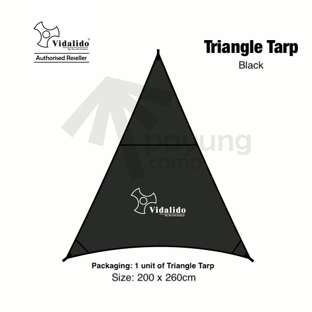 VIDALIDO Triangle Tarp Camping Event Tarp | Shopee Malaysia