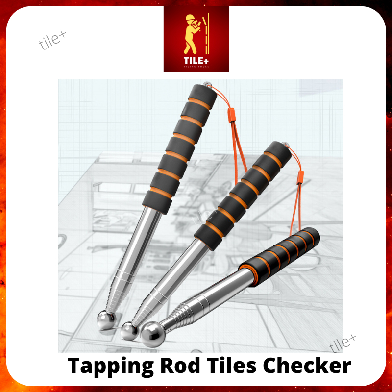 Tile+ Extendable Tapping Rods Tile Checker Floor Wall Hollow Inspection ...