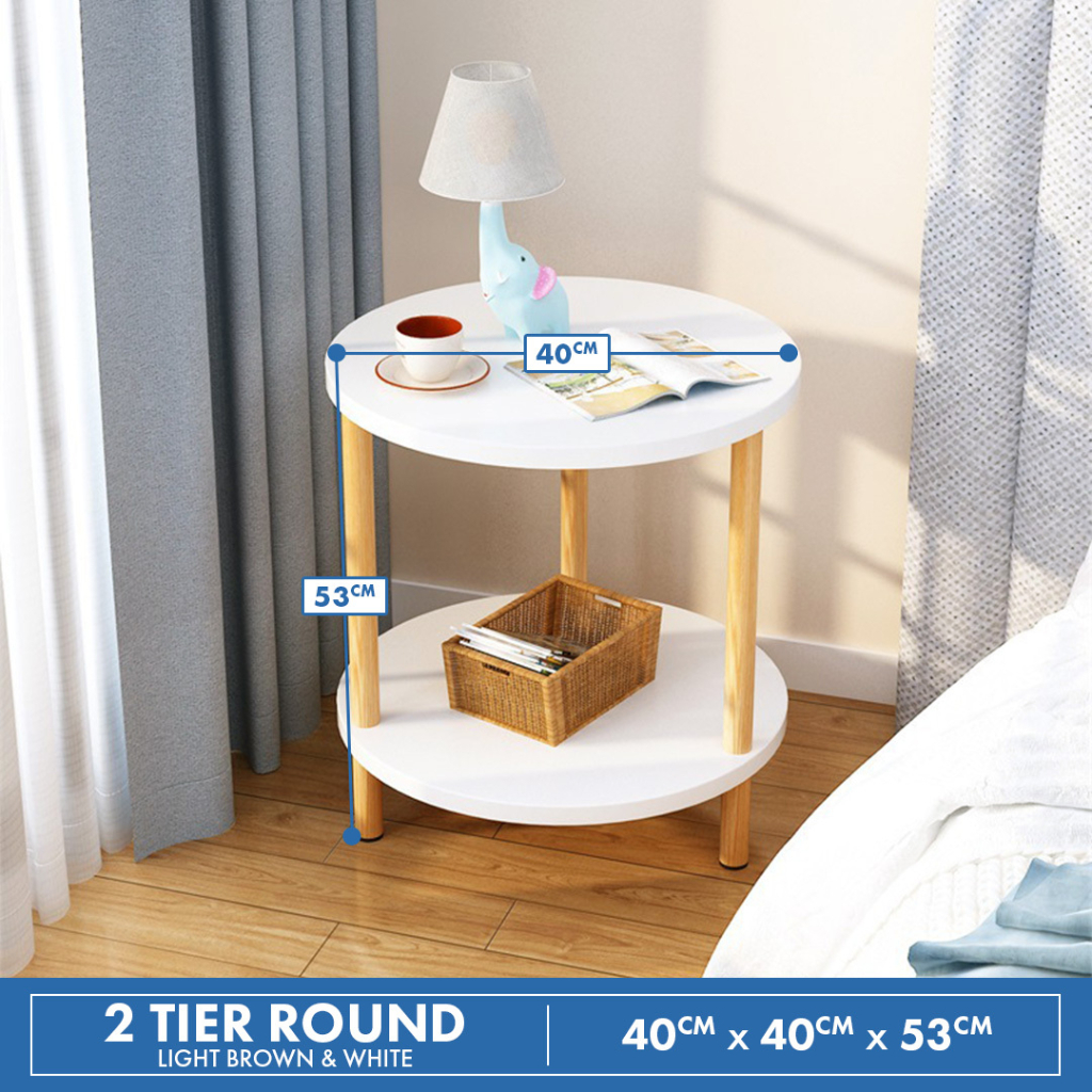 GION Modern Side Table | Meja Kecil Bed Side Table | 2&3 Drawers ...